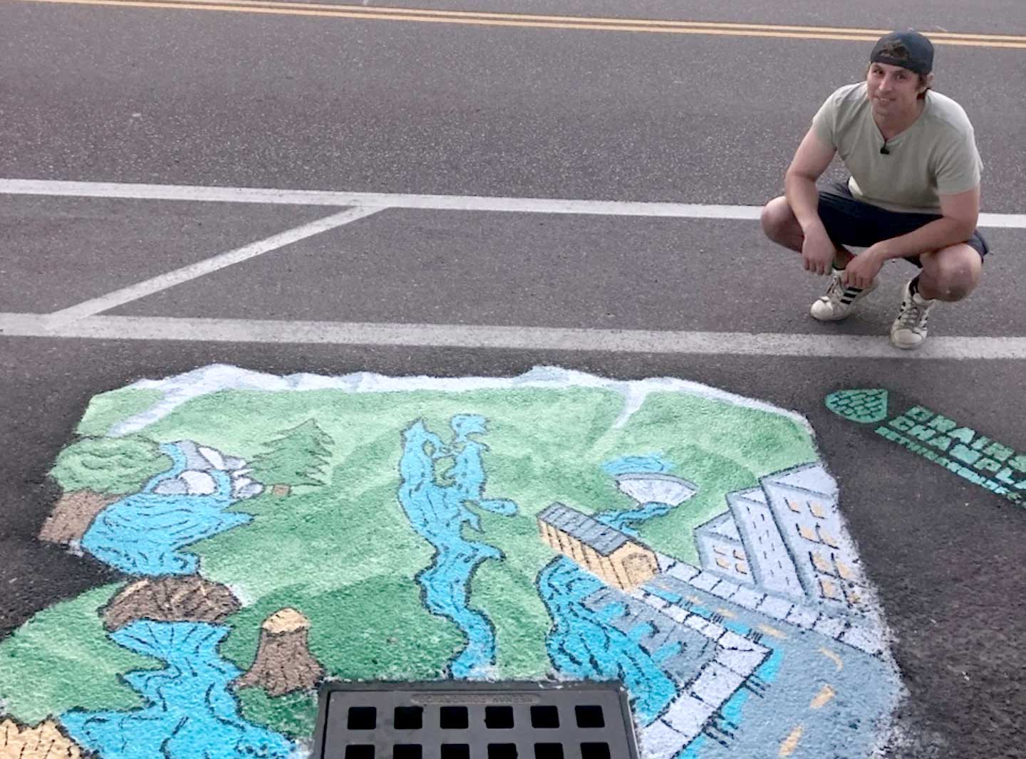 Burlington Art Hop Mural | Rethink Runoff